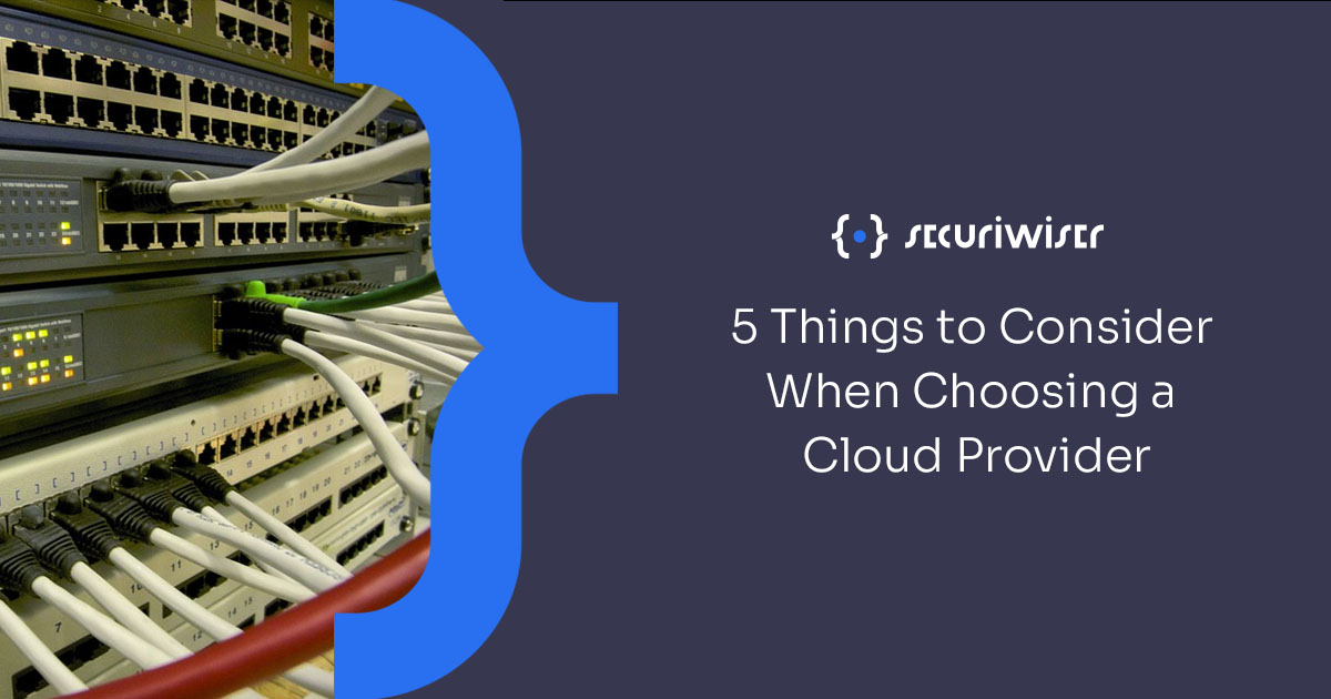 What questions should you raise while looking for a cloud provider?